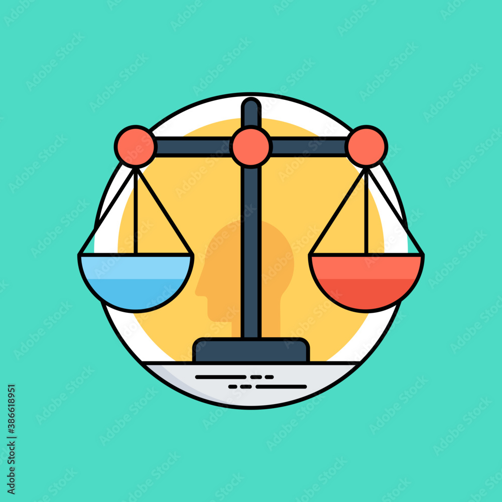 A graphical circular shape having human avatar in the background and ...