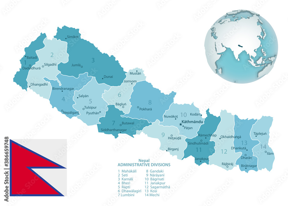 Nepal Location