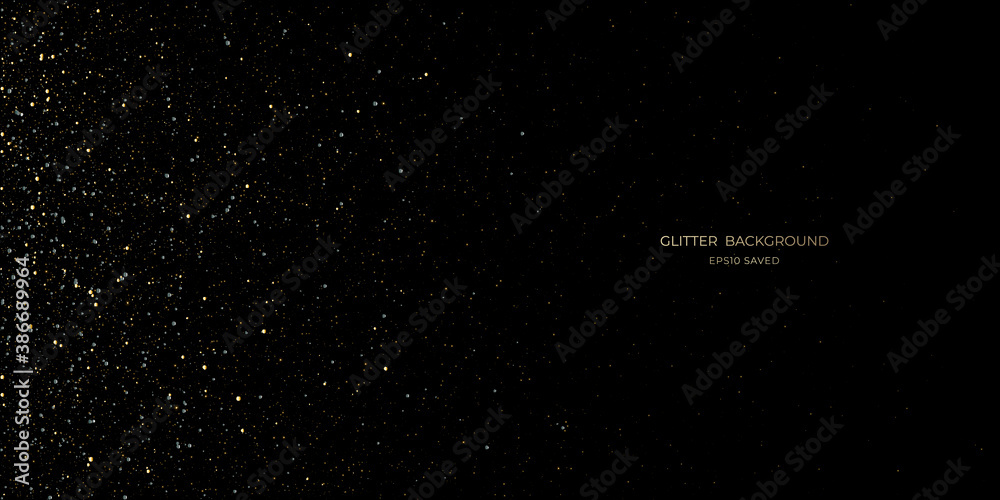gold stardust light, glitter background Stock Vector | Adobe Stock