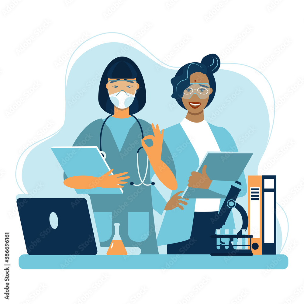 International Day of Women and Girls in Science February 11 vector ...