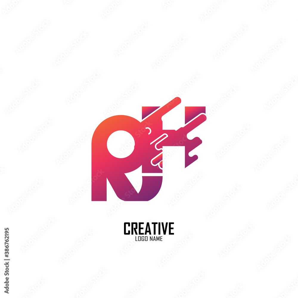 logo r is unique and simple Stock Vector | Adobe Stock