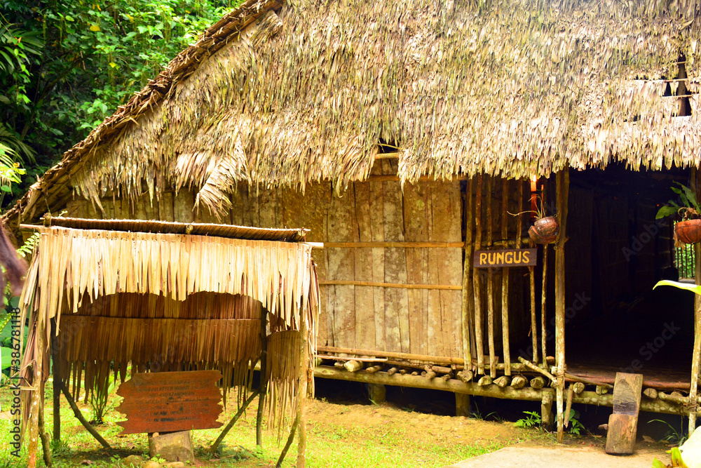 Mari Mari Cultural Village Rungus tribe old house in Sabah, Malaysia ...