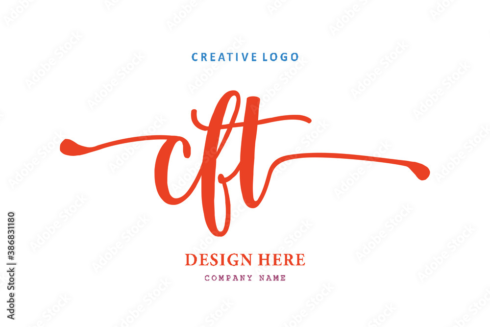 logo composition of the letter CFT is simple, easy to understand and ...