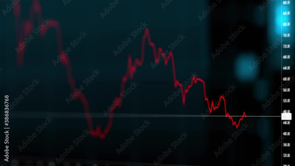 On the stock market, the share price falls. Falling prices of ...