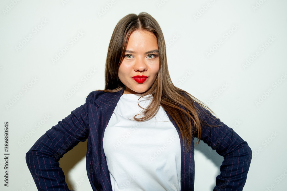 Female leadership. Professional success. Confidence determination ...