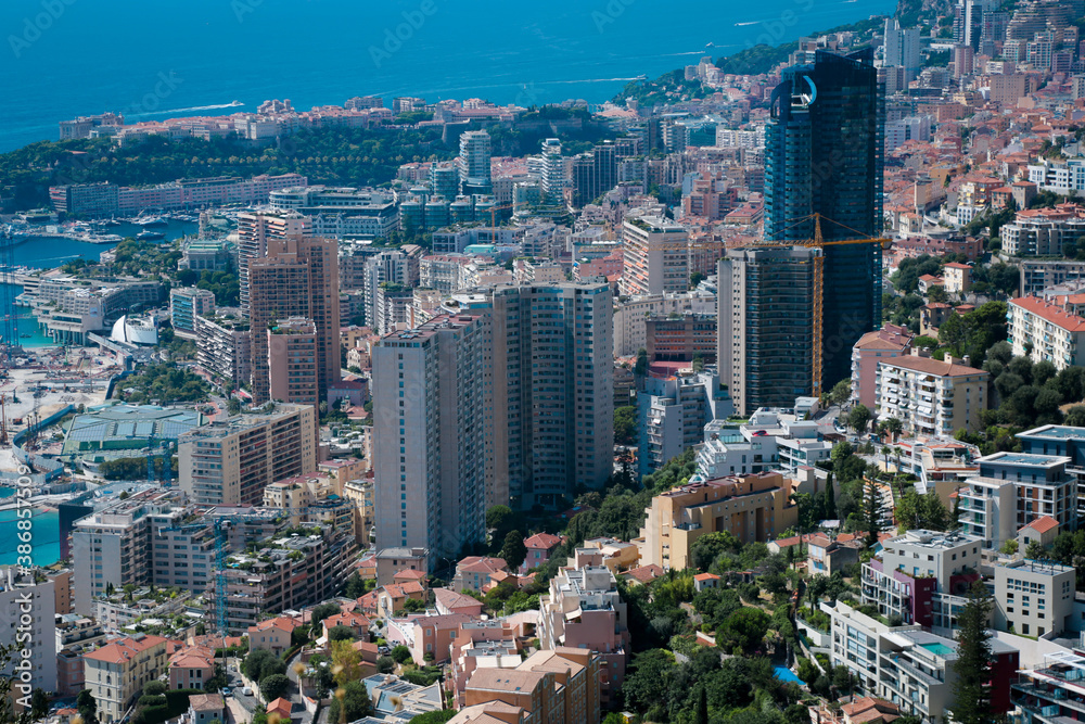 Monaco-Montecarlo, wonderful city of the cote-d‚ÄôAzur with its marine ...