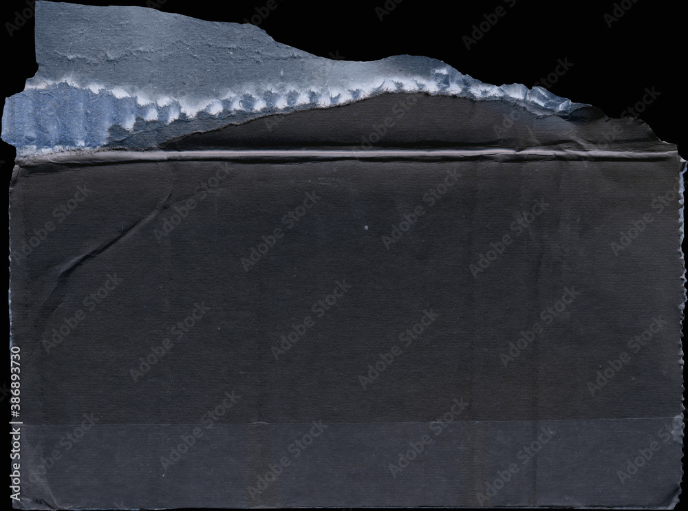 Close up of a light brown vintage torn sheet of carton. Cardboard paper ...