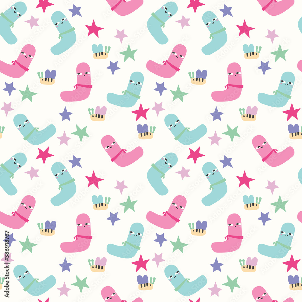 seamless pattern with animals. worm. cute cartoon backgrounds. baby ...