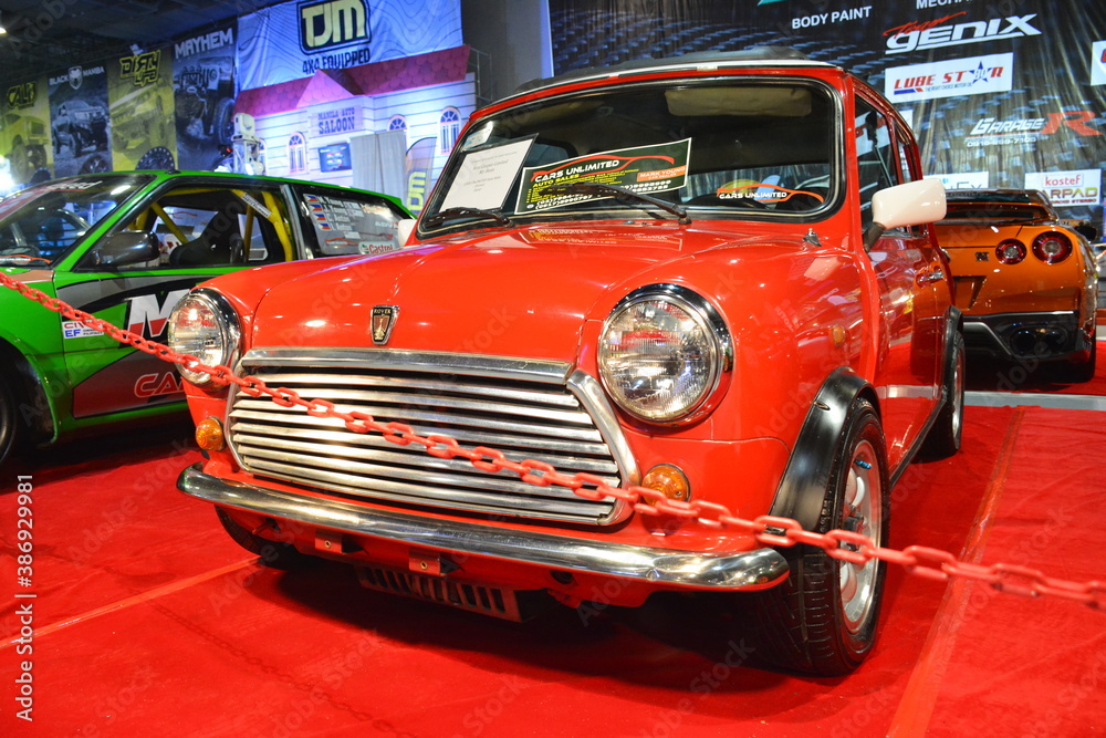Red Mini Cooper Limited Mr. Bean Stock Photo | Adobe Stock