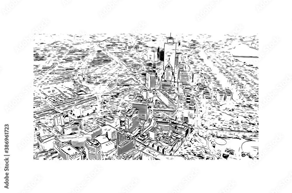 Building view with landmark of Boston is the capital and most populous ...