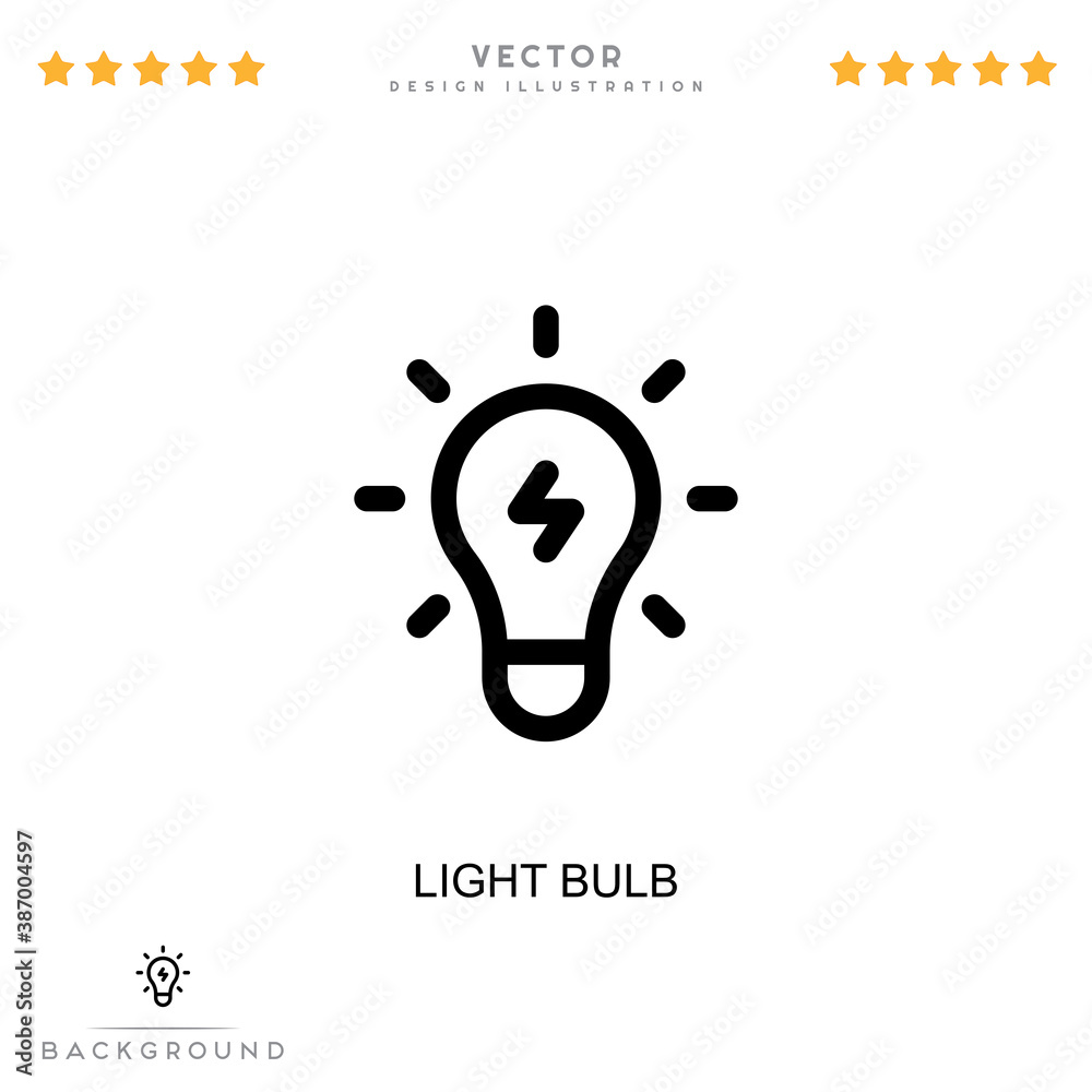 Light bulb icon. Simple element from digital disruption collection ...
