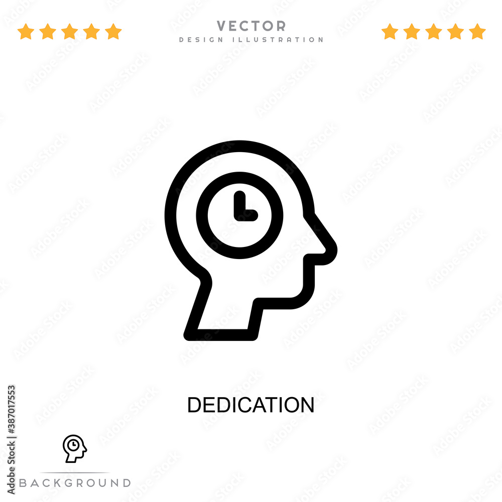 Dedication icon. Simple element from digital disruption collection ...