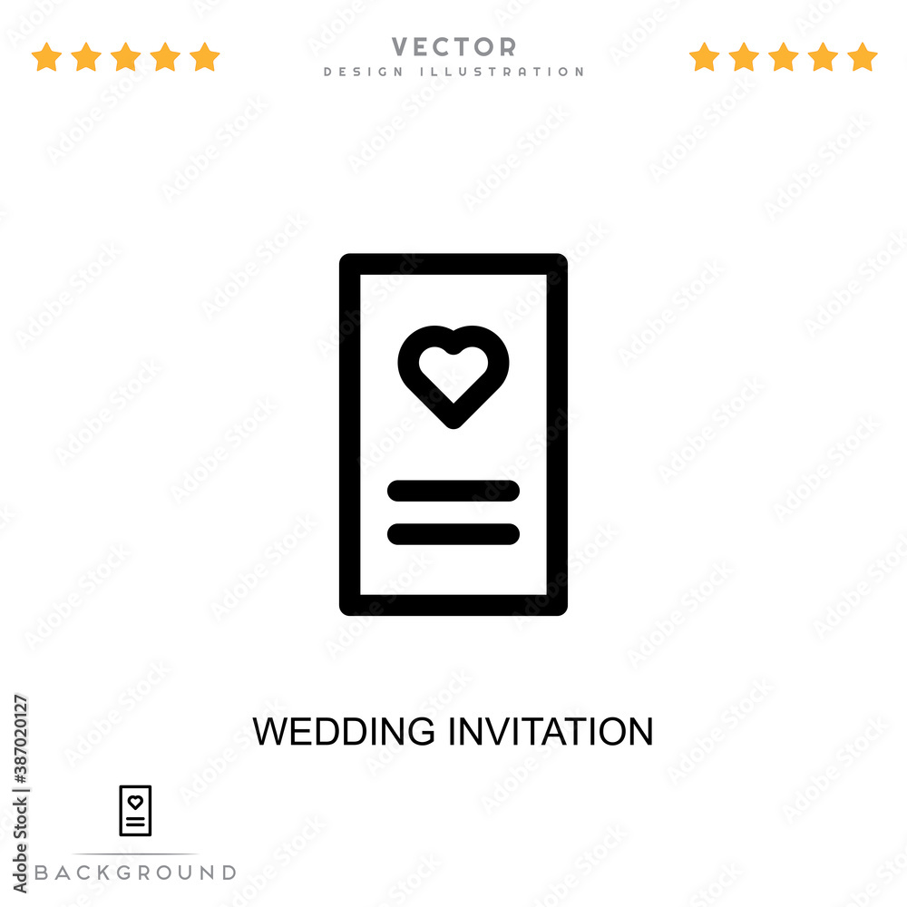 Wedding invitation icon. Simple element from digital disruption ...
