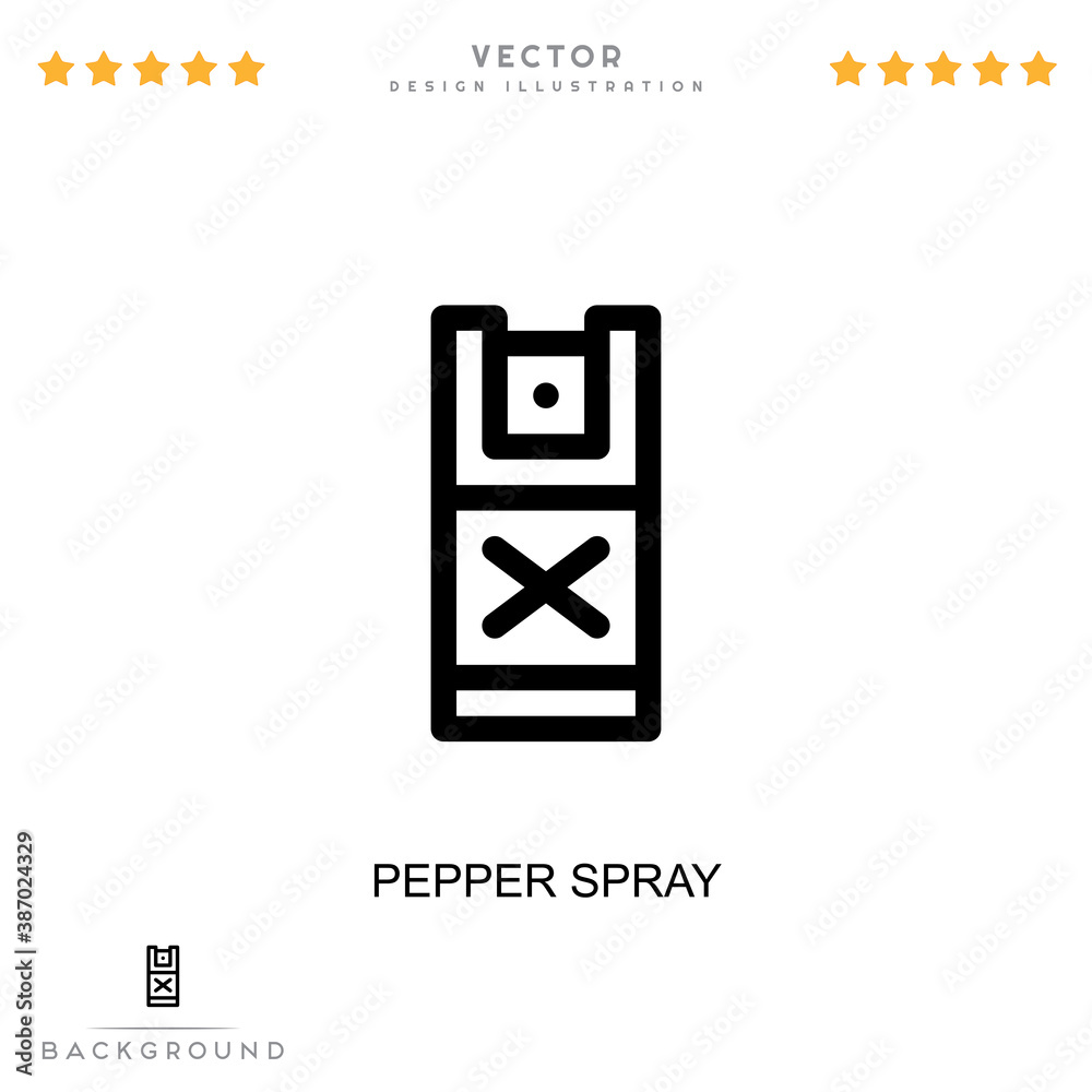 Pepper spray icon. Simple element from digital disruption collection ...