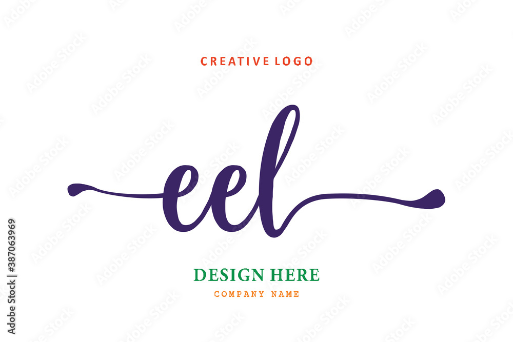 logo composition of the letter EEL is simple, easy to understand and ...