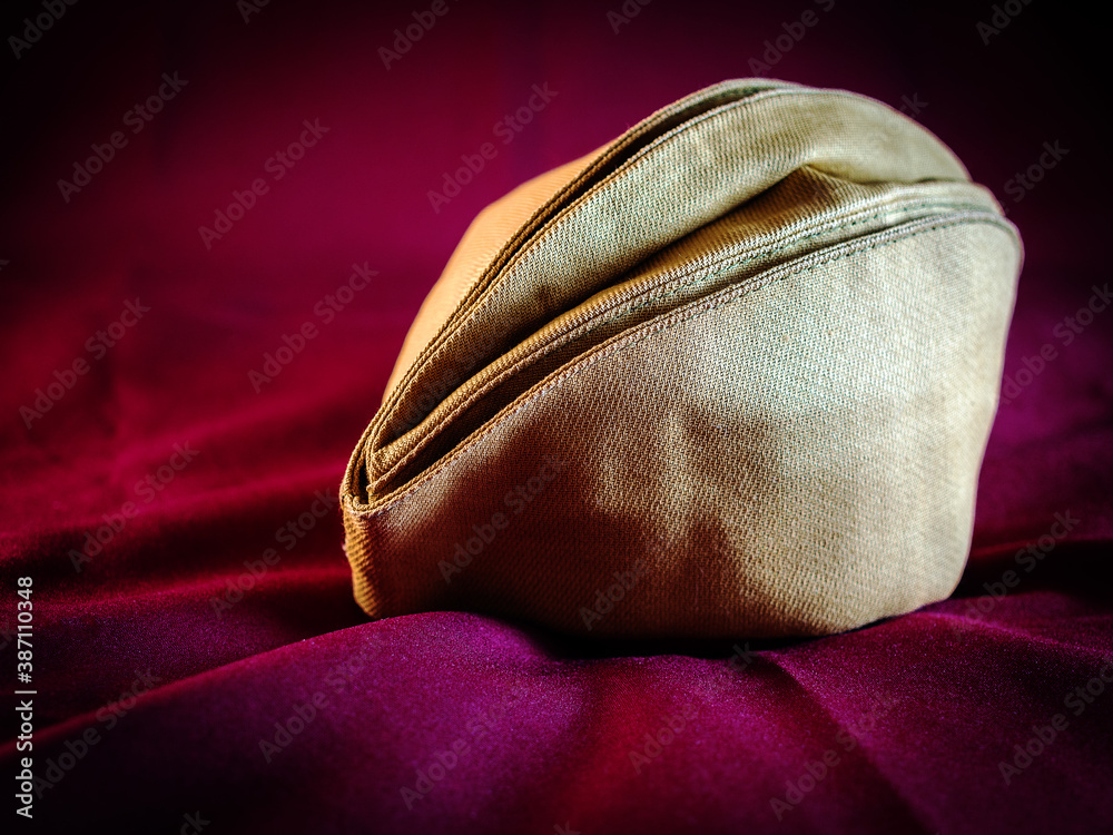A fore-and-aft cap is military uniform Soviet Army. Stock Photo | Adobe ...