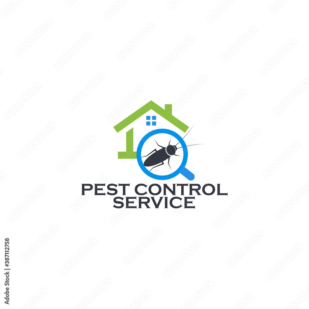 Pest control service logo concept. Prevention, extermination and ...