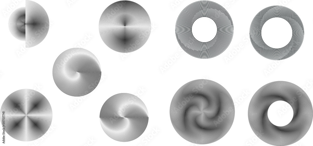 Radial speed Lines in Circle Form for comic books . Explosion ...