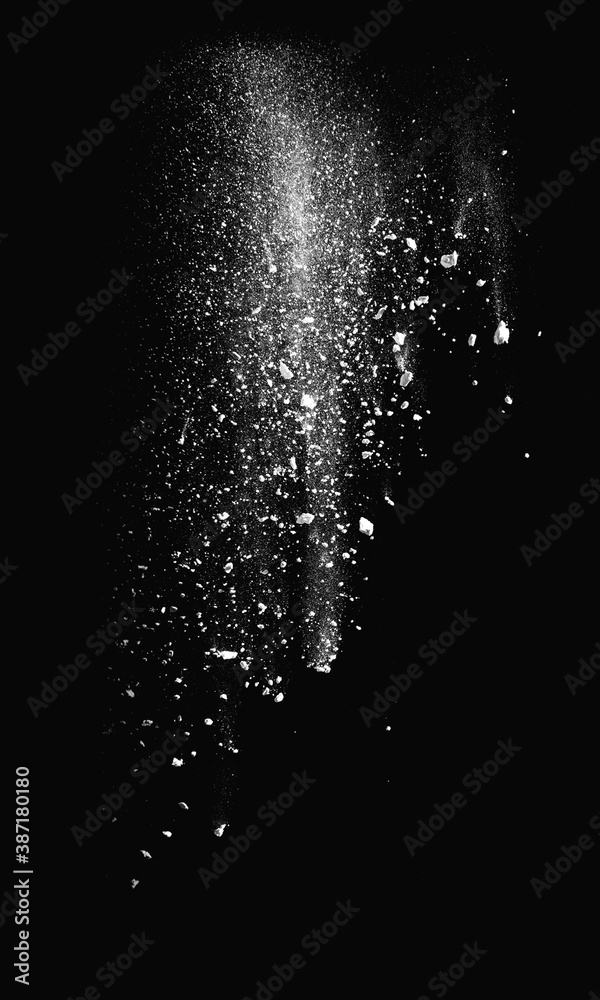 white spiral vertical abstract dust overlay texture powder splash ...
