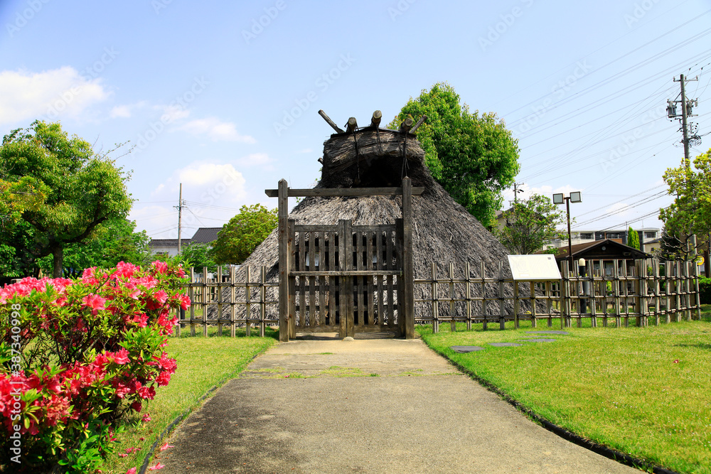 弥生時代の住居 竪穴式住居 Stock Photo | Adobe Stock