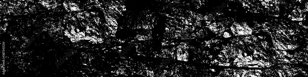 Black white bump map of gap split, damaging sand cavities, groove notch ...