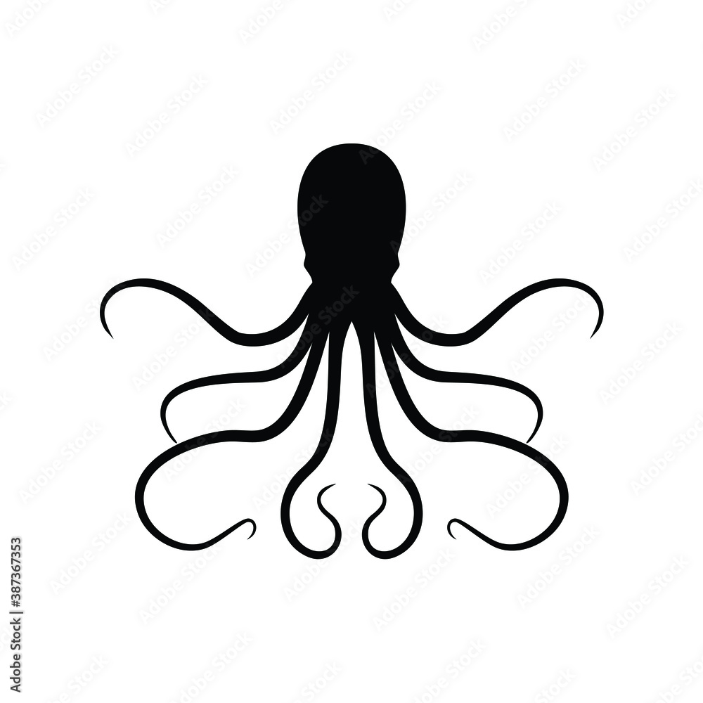 Simple Octopus Vector