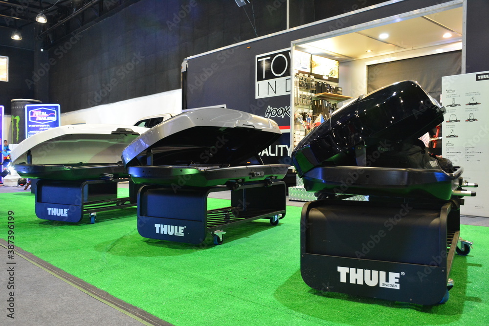 Thule shell product display at Bumper to Bumper Prime car show in Pasay ...