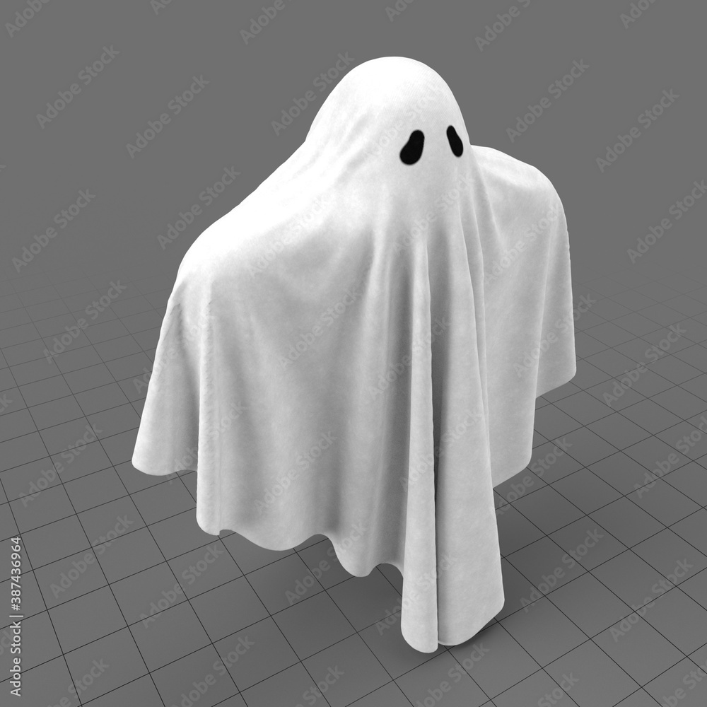 Ghost Stock 3D asset | Adobe Stock