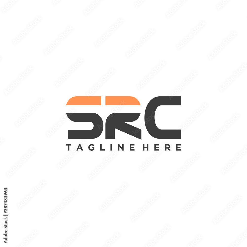 initial SRC logo design inspiration Stock Vector | Adobe Stock