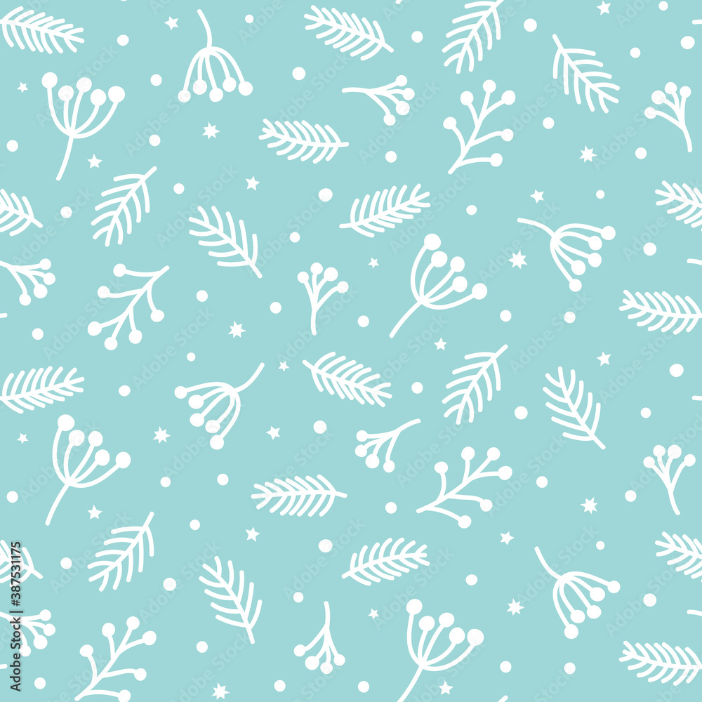 Blue Christmas Wrapping Paper Designs