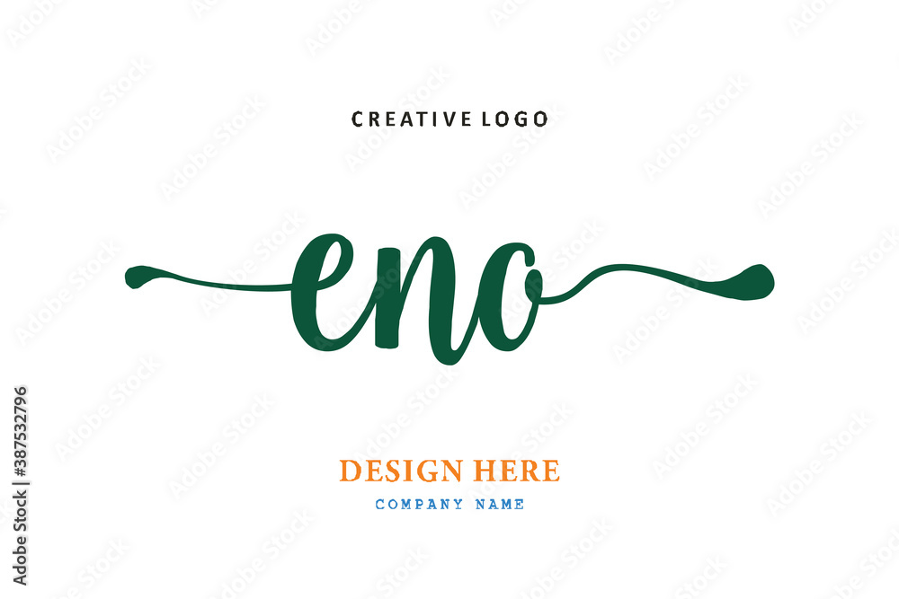 ENO lettering logo is simple, easy to understand and authoritative ...