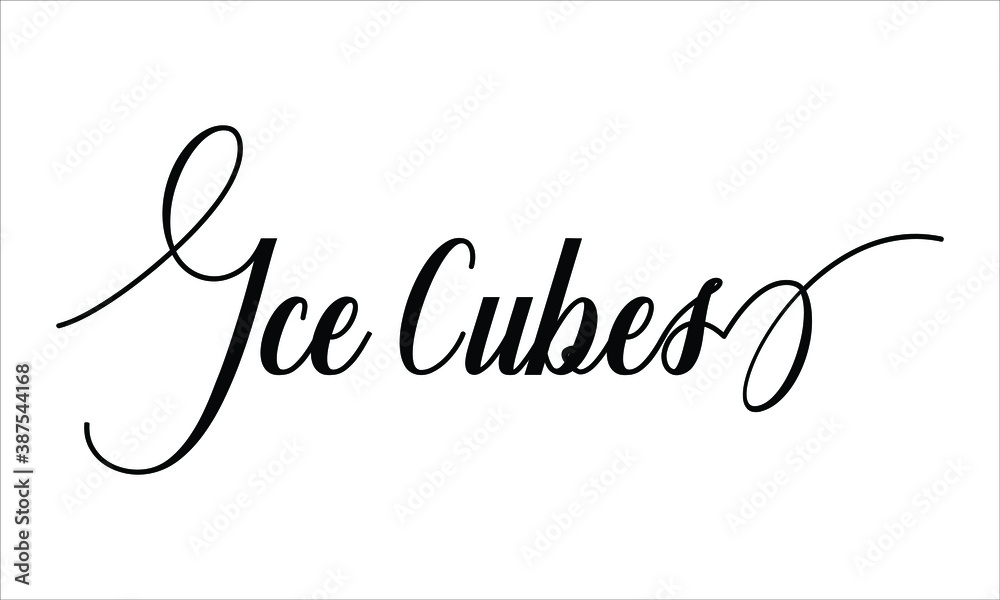 Ice Cube Font