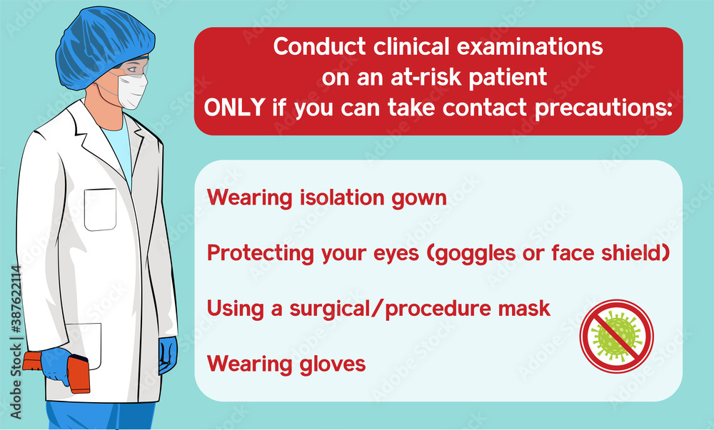 Coronavirus contact precautions for doctors, nurses, medics and other ...