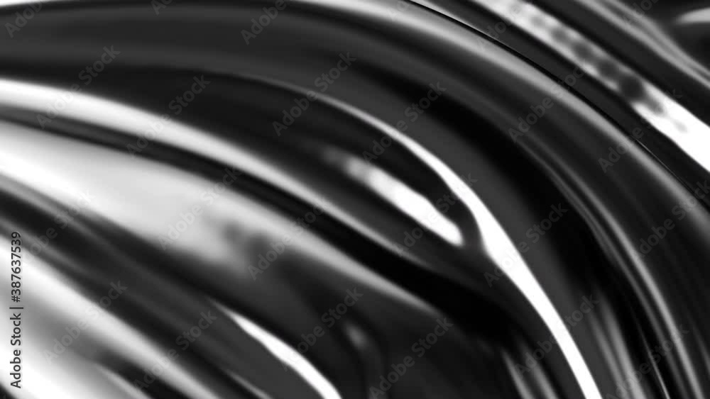 Silver cloth flag waving animation - 4K seamless loop , high detailed ...