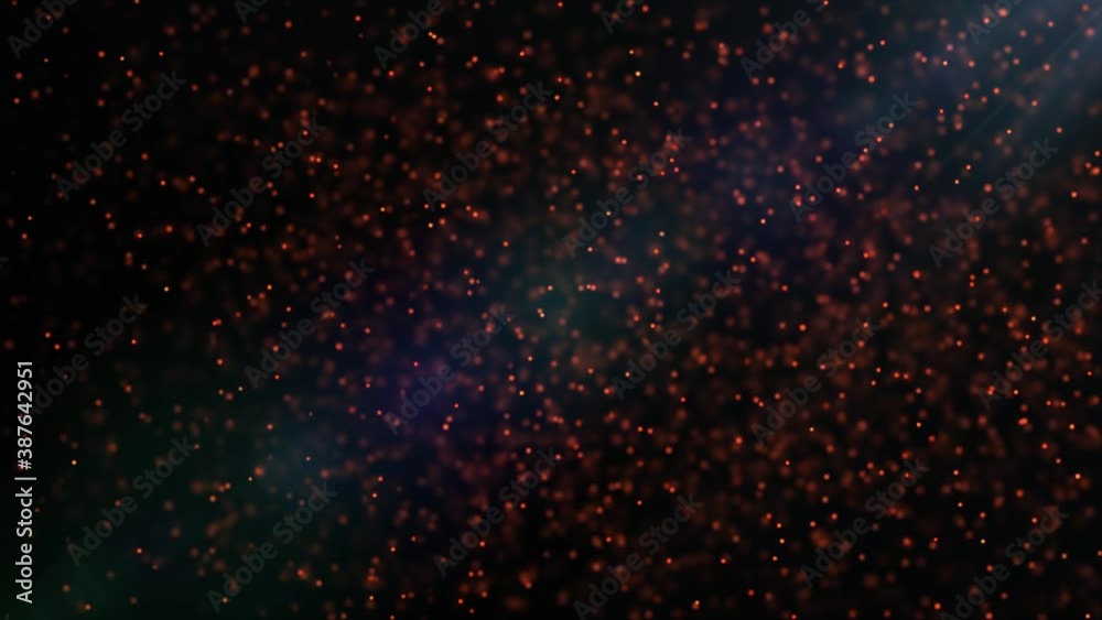 Video Stock Floating dust particles with flare on dark backlight ...