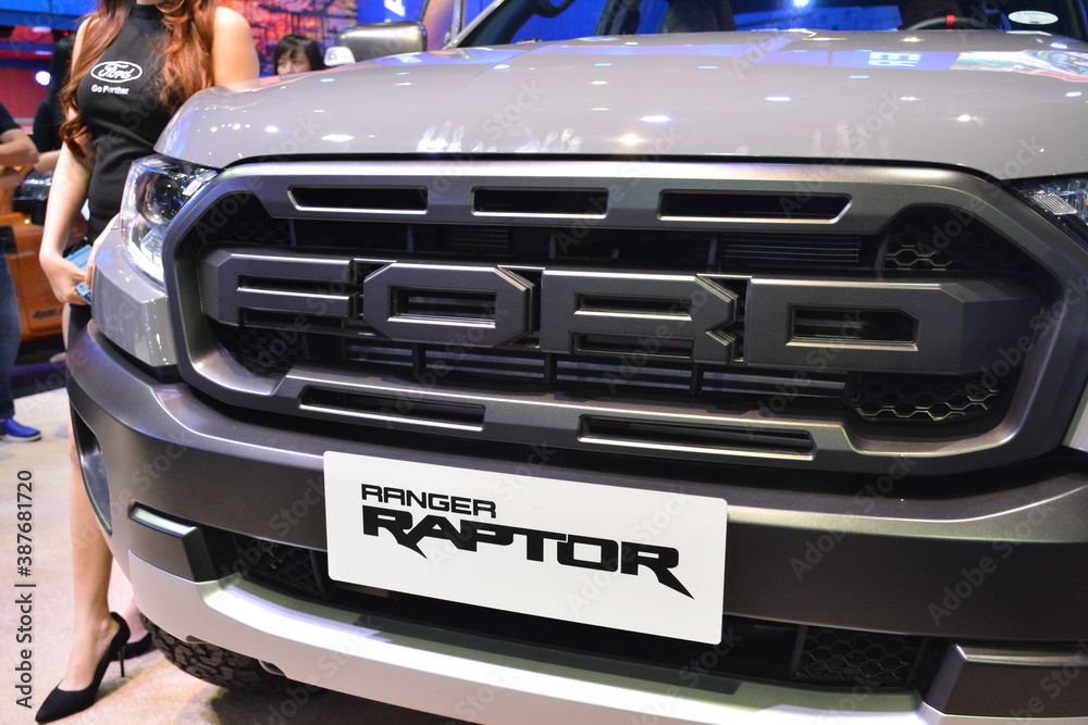 Ford ranger raptor pick up at Manila International Auto Show in Pasay ...