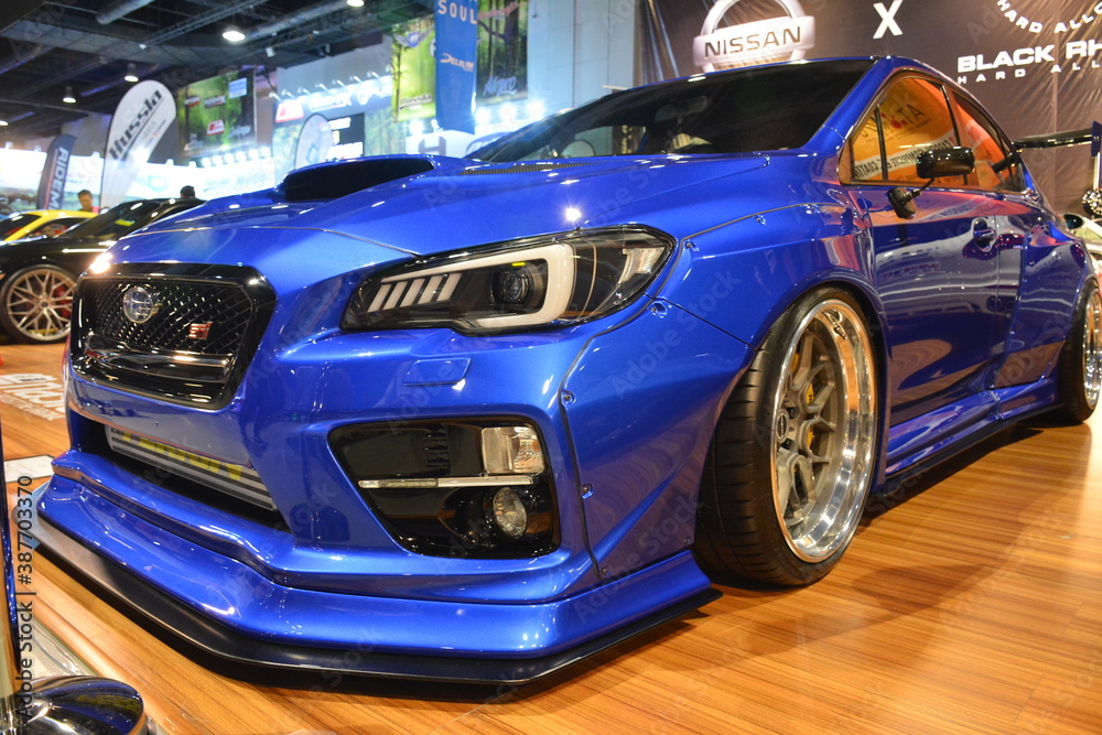 Subaru impreza sti at Manila Auto Salon car show in Pasay, Philippines ...