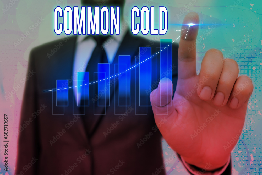 Conceptual hand writing showing Common Cold. Concept meaning viral ...