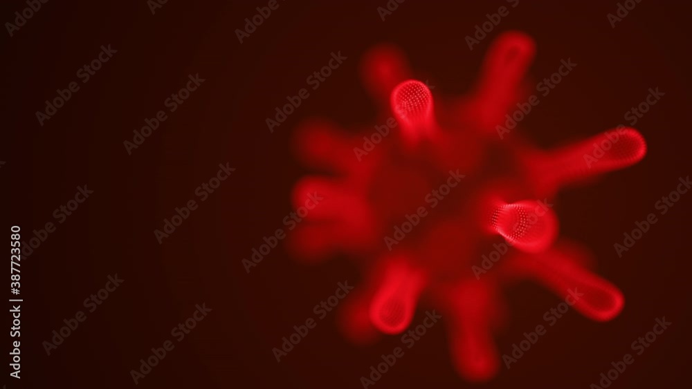 Rotating Coronavirus, virus strain of MERS-Cov and Novel coronavirus ...