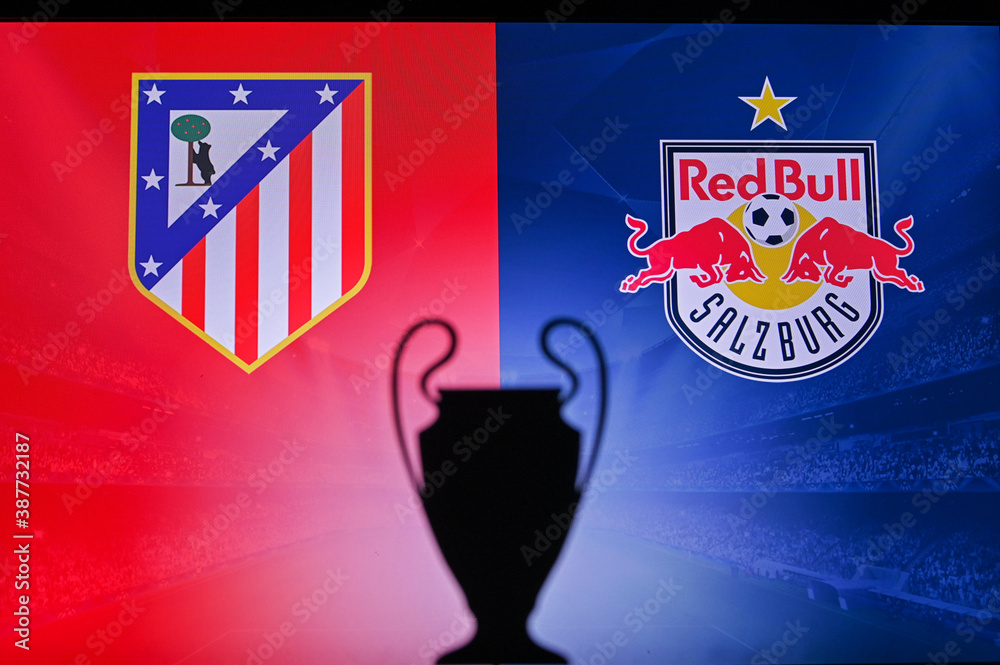 MADRID, SPAIN, NOVEMBER. 16. 2020: Atlético Madrid vs. Red Bull ...
