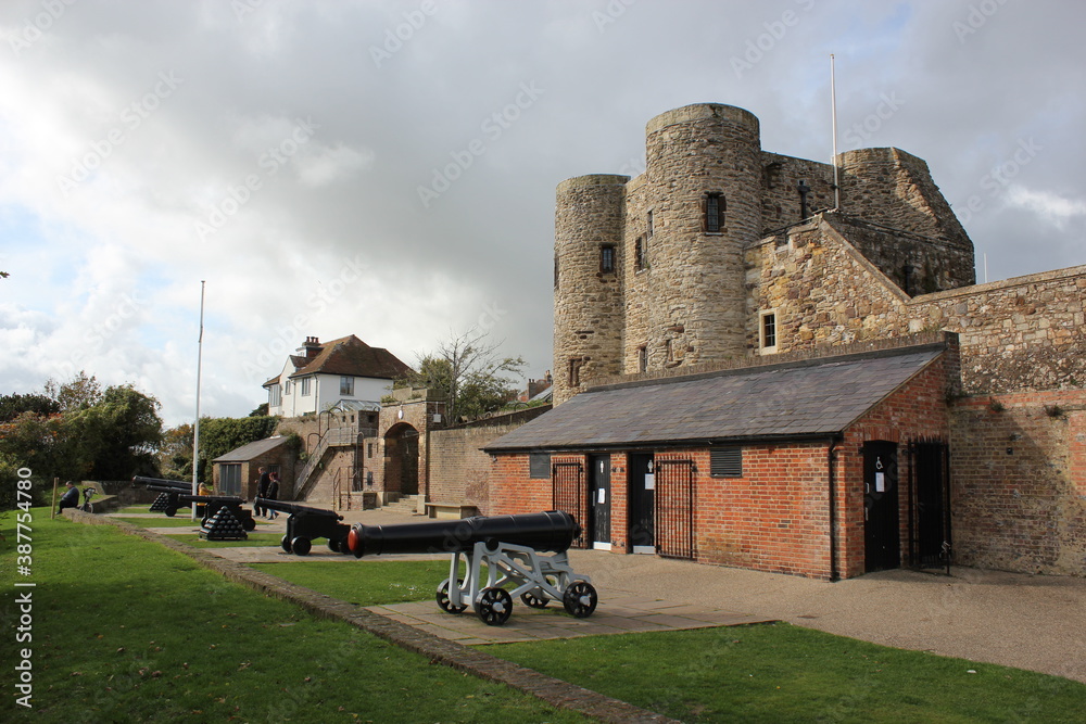 14th-century Ypres Tower, which formed part of Rye’s defenses with ...