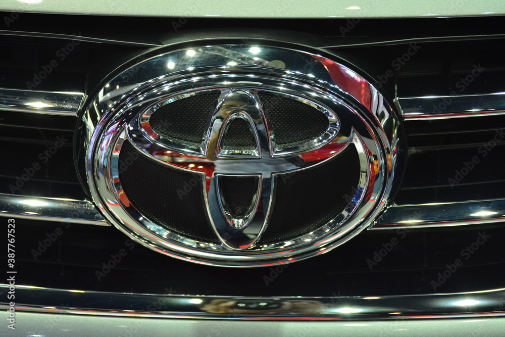 Toyota fortuner suv emblem at Philippine International Motor Show in ...