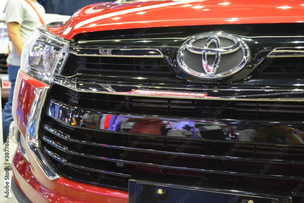 Toyota innova emblem at Philippine International Motor Show in Pasay ...