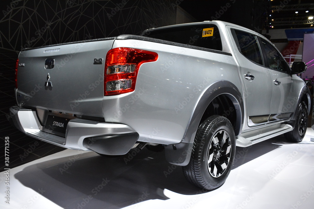 Mitsubishi strada pick up at Philippine International Motor Show in ...