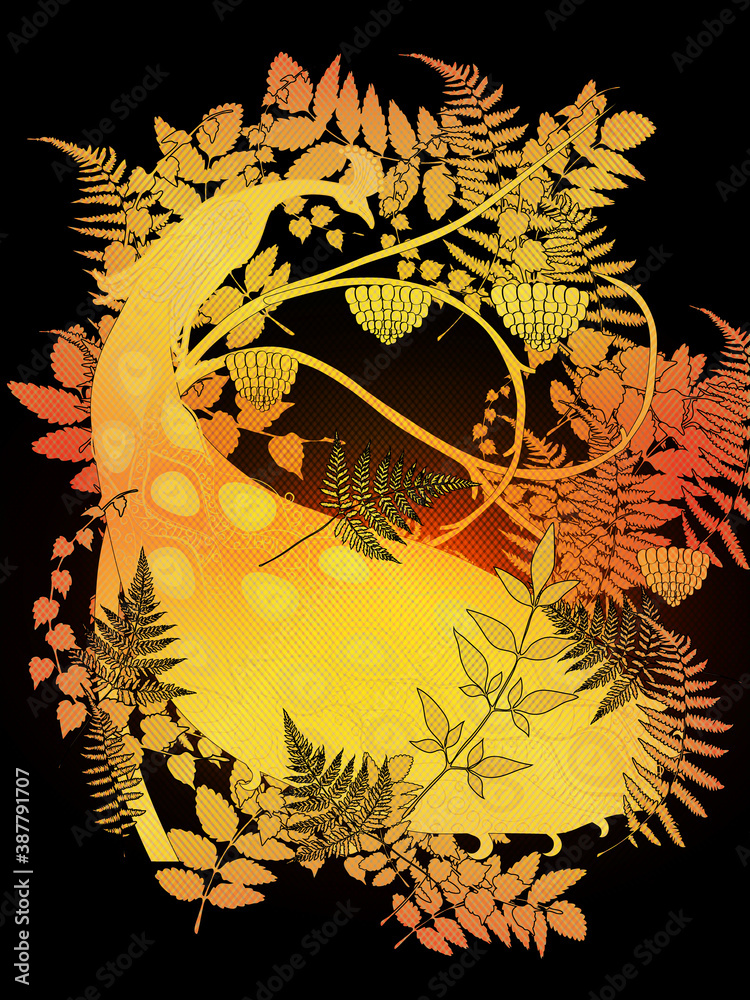 Phoenix Fire bird vector character design. Legend of the Firebird is ...