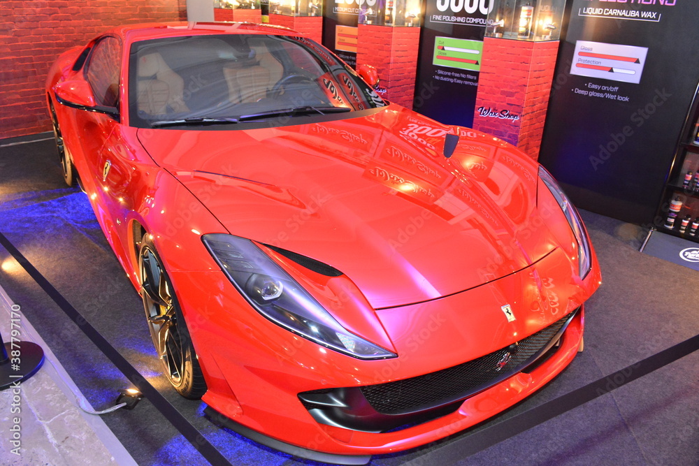 Ferrari super car at Philippine International Motor Show in Pasay ...