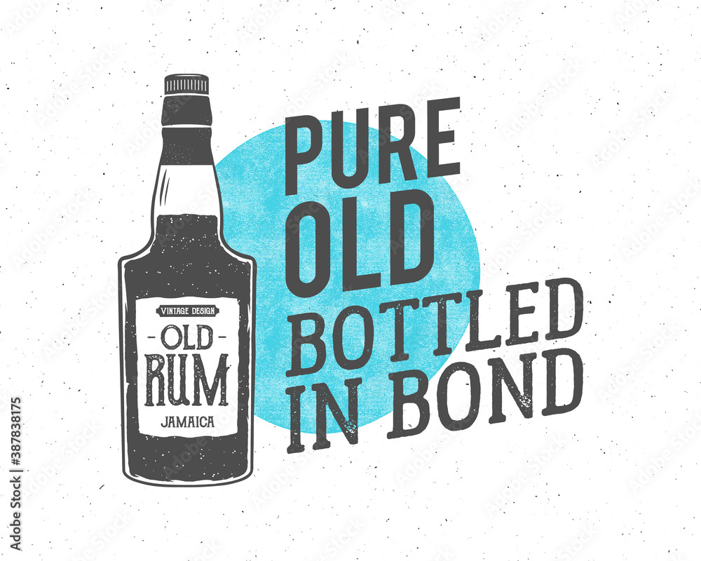 Pirate Rum Bottle Labels