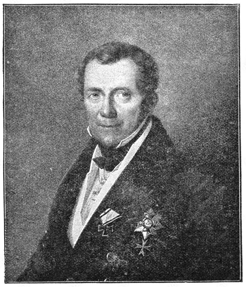 Portrait of Carl von Bruhl - a Prussian Royal Privy Councilor, General ...