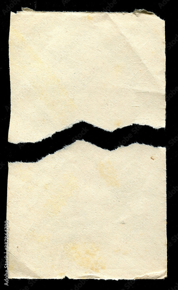 Old vintage torn paper texture Stock Photo | Adobe Stock