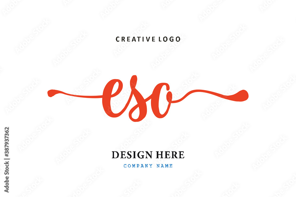 ESO lettering logo is simple, easy to understand and authoritative ...